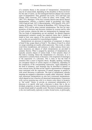 Semantic Discourse Analysis PDF