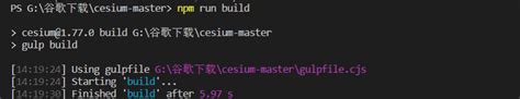 Cesium打包npm Run Build报错问题cesm安装时build错 Csdn博客