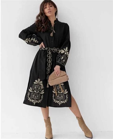 Чорна вишита сукня нова 950 грн Сукні вишиванки Бершадь на Olx