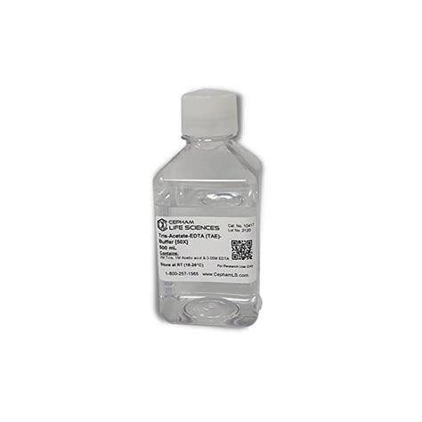 Buy 50X TAE Buffer Tris Acetate EDTA 500 ML 10417 From Cepham Life Sciences Online At
