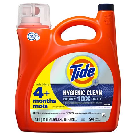 Tide 146 Fl Oz Hygienic Clean Heavy Duty Laundry Detergent Liquid
