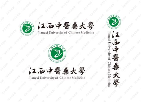 江西中医药大学校徽logo矢量标志素材 设计无忧网