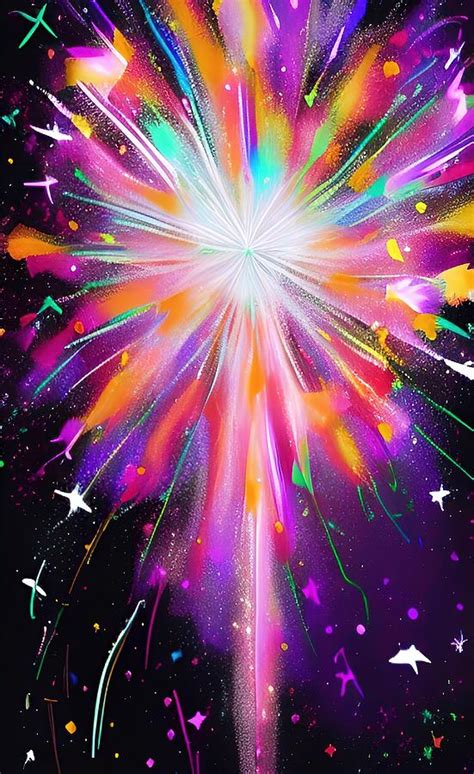 Firework Fun Digital Art By Mo Barton Fine Art America