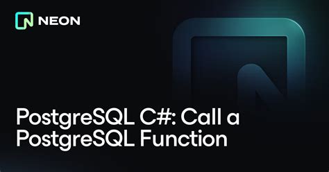 Postgresql C Call A Postgresql Function