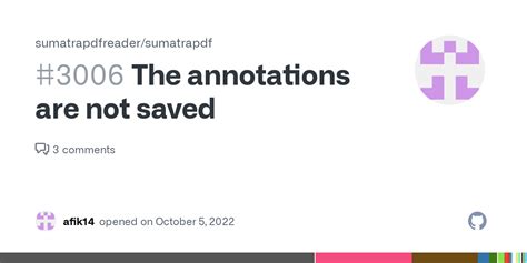 the annotations are not saved · issue 3006 · sumatrapdfreader