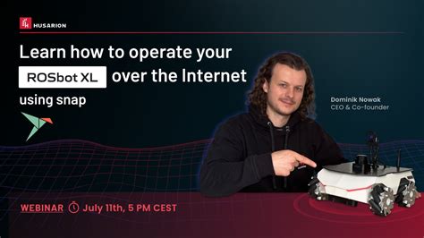 ROSbot XL Remote Access With Snaps Husarion