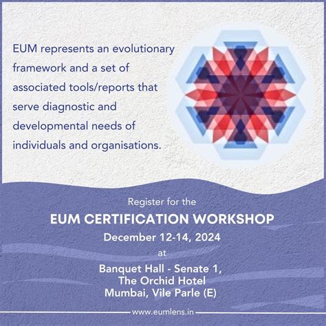 Eumlens Eumresearch Eum Testimonials Ashokmalhotra Eumreflections Eumworkshop