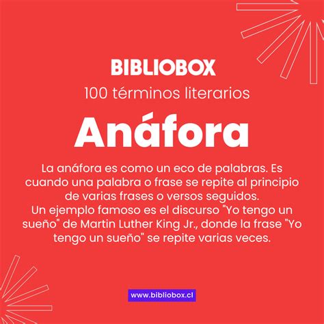 Anáfora Qué Es Y Cómo Se Usa En Textos Literarios