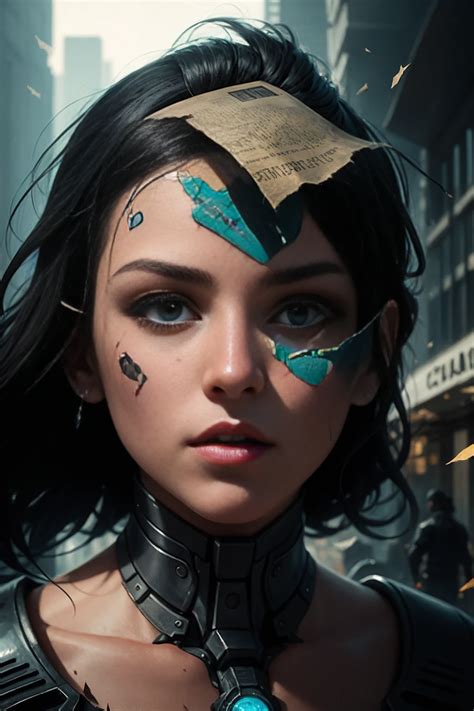 【ai绘画】赛博朋克头像，有需要的朋友可以保存 哔哩哔哩