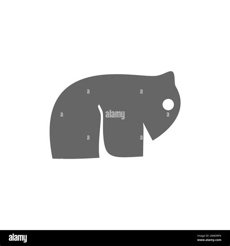 Polar Bear Icon Common Graphic Resources Vector Illustration Stock