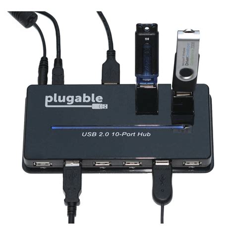 Plugable USB 2 0 10 Port Hub With Power Adapter The Tech Journal