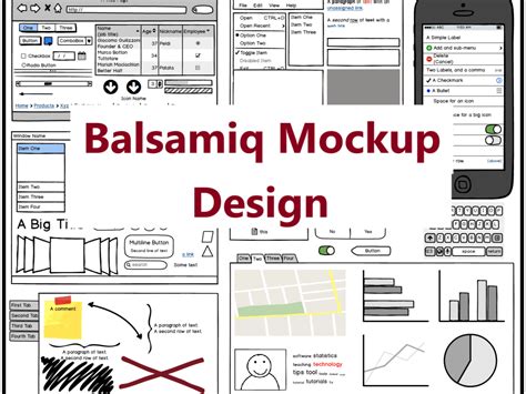 Design Balsamiq Mockup Wireframe Prototyping Upwork