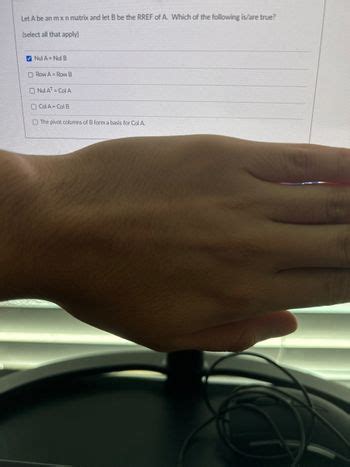 Answered Let A Be An M X N Matrix And Let B Be Bartleby