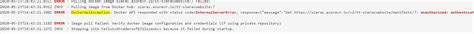 image pull failed since inspect image returned null · issue 405