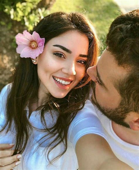 Romantic Couples Poses For Pictures