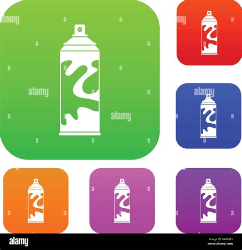 Colored Spray Set Color Collection Stock Vector Image And Art Alamy