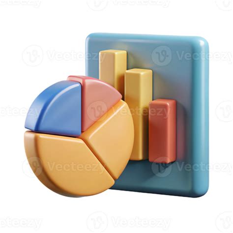 Extraordinary Rustic Data Analysis Chart With Pie Graph Isolated Genuine 57409955 Png