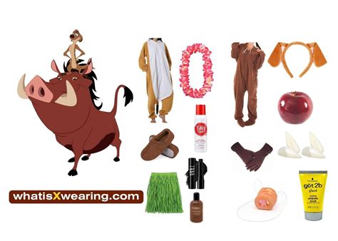 Timon And Pumbaa Lion King Diy Costume Guides