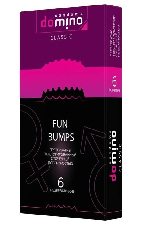 Текстурированные презервативы Domino Classic Fun Bumps 6 шт купить