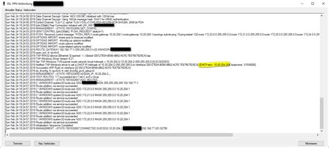 Dhcp Server Vpn Pool Funktioniert Nicht Mehr Management Networking
