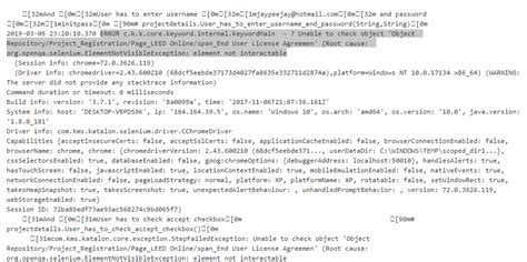 Katalon Code Failing In Jenkins But Passing In Command Prompt Archive