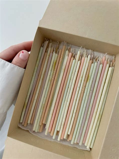 Свечи для торта в 2024 г Свечи ручной работы Свеча Самодельные свечи