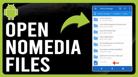 How To Open Nomedia Files On Android How To View Nomedia Files On Android Youtube