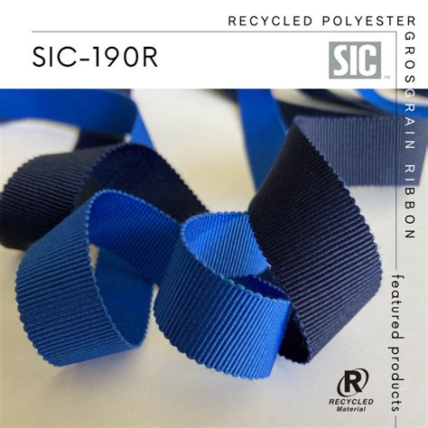 New Item Sic 190r Recycled Polyester Grosgrain Ribbon Whats New Shindo Corporate Site