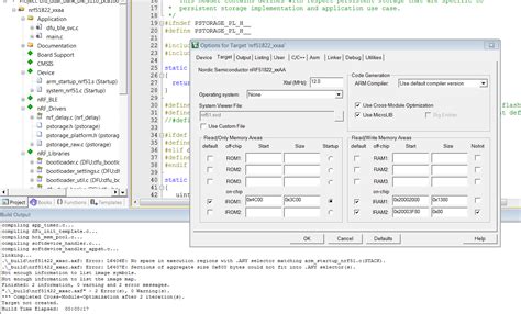 How To Modify A Dfu Bootloader Example To Work With A Nrf51822 Chip Nordic Qanda Nordic
