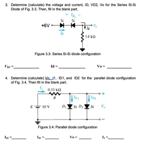 Solved EXPERIMENT SERIES AND PARALLEL DIODE CONFIGURATION Chegg