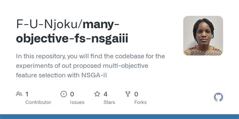 Github F U Njokumany Objective Fs Nsgaiii In This Repository You Will Find The Codebase For