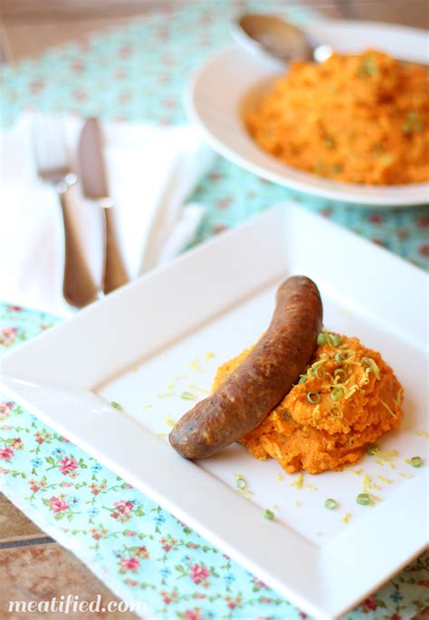 Parsnip Carrot Mash With Lemon Zest Thyme Meatified