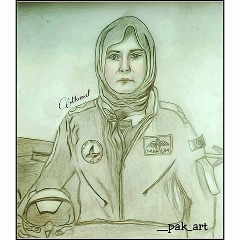 Marium Mukhtiar Shaheed Army Look Girl Sketch Army Women