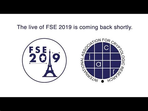 Conference Talks Talk The Iacr Live Stream From Theiacr Class Central