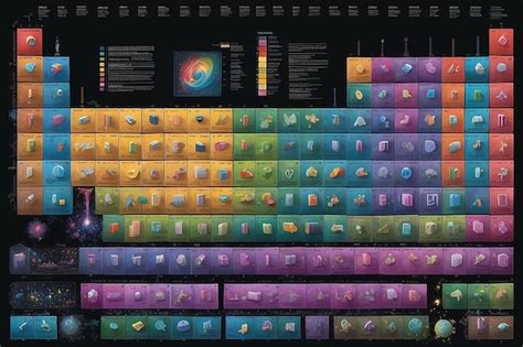 A Simple Periodic Table Of The Chemical Elements With Colour Coding Premium Ai Generated Image