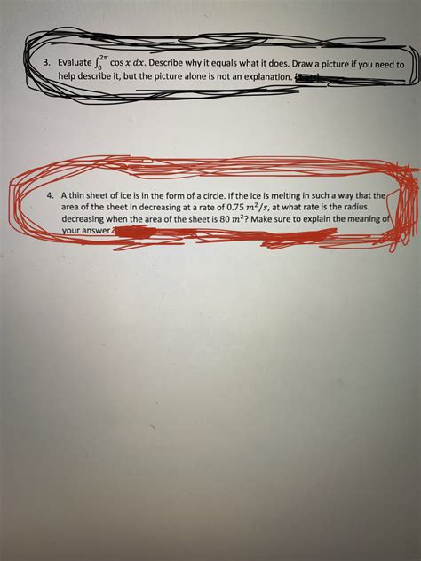 Answered 2t 3 Evaluate T Cos X Dx Describe Why It Equals What It