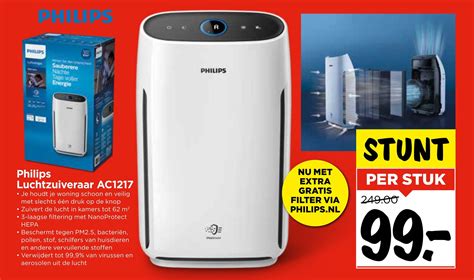 Philips Luchtzuiveraar Ac Aanbieding Bij Vomar