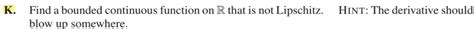 Solved K ﻿find A Bounded Continuous Function On R ﻿that Is