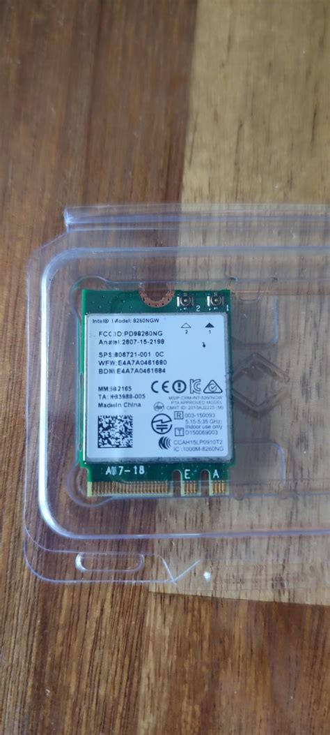 8260ngw Intel Wifi Card For Intel Powered Laptop Computers And Tech