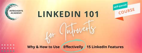 linkedin 101 for introverts features