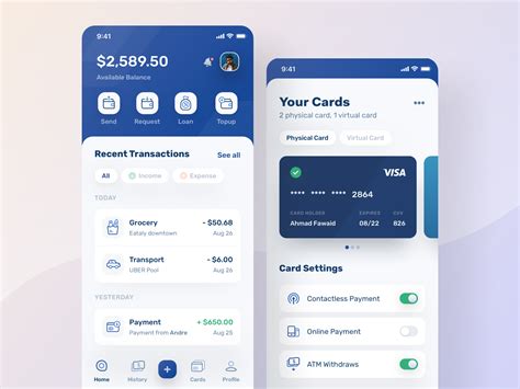 Foot The Bill Inspiring Ui Designs For Finance Apps