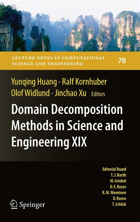 Domain Decomposition Methods In Science And Engineering Xix Lecture Notes In Computational