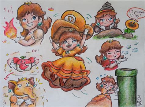 Princess Daisy In Super Mario Wonder By Catydgs3 On Deviantart