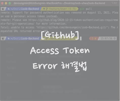 Github Support For Password Authentication Was Removed On August 13 2021 Please Use A