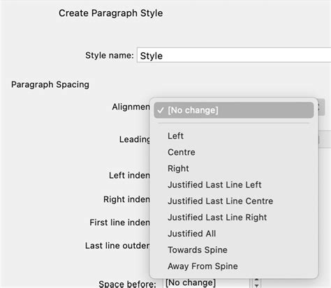 Adding Alignment And Justification To Paragraph Styles Feedback For Affinity Publisher V1 On
