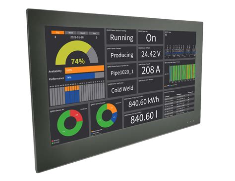 HM QS G HMI Touch Panel True Colors TFT Display Ethernet Port Serial Port