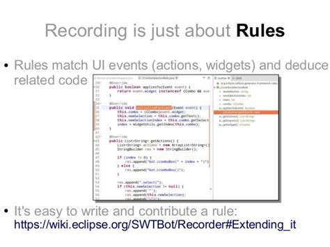 Eclipsecon Na 2014 Integration Tests For Rcp Made Easy With Swtbot
