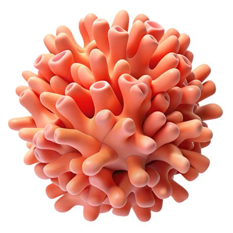 Cellular Structure 3d Model Of A Biological Cell 56093232 Png