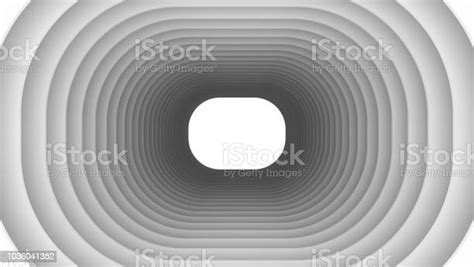 미래 빈 터널의 구조입니다 흰색 바탕에 인테리어 디자인입니다 공상 과학 디지털 기술 개념입니다 3d 추상 패턴 일러스트 0명에 대한 스톡 사진 및 기타 이미지 Istock