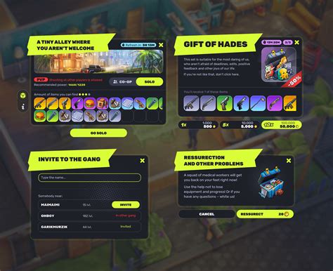 Mobile Game Ui Design Epic Ape On Behance
